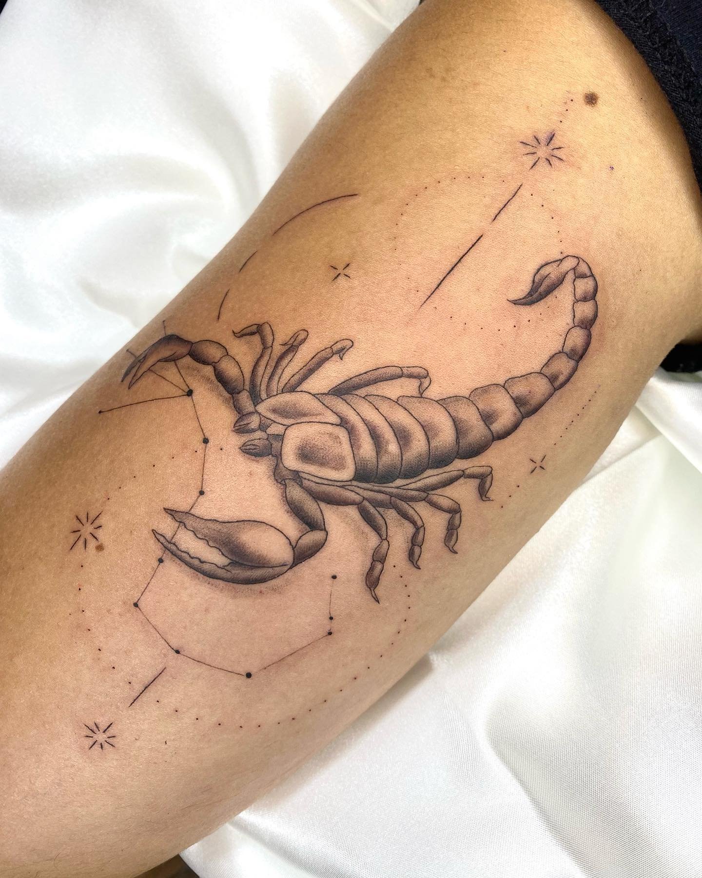 Tatuaż ze znakiem zodiaku Skorpion: symbole astrologiczne w sztuce ...