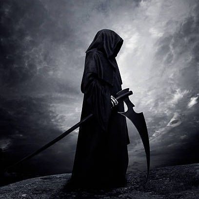 Szkice tatuażu „Śmierć z kosą” - VeAn Poland