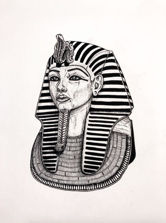 Szkice tatuażu faraon - VeAn Poland