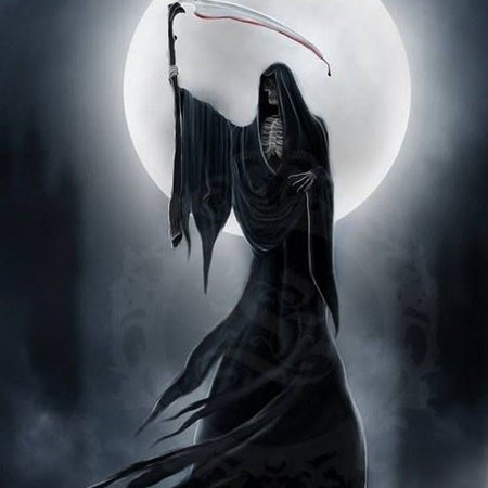 Szkice tatuażu „Śmierć z kosą” - VeAn Poland