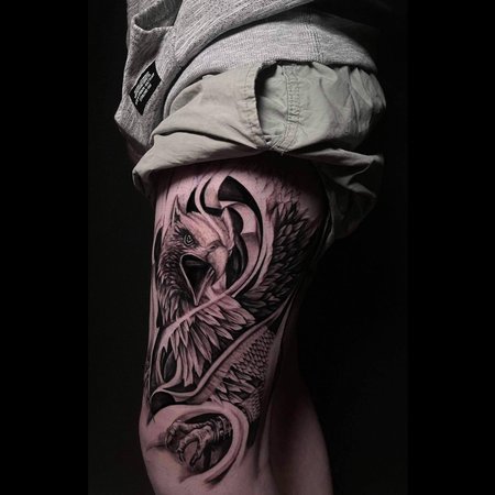 Tatuaż gryf - VeAn Poland