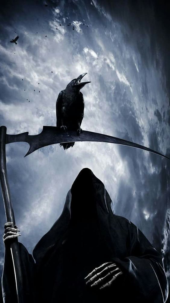 Szkice tatuażu „Śmierć z kosą” - VeAn Poland