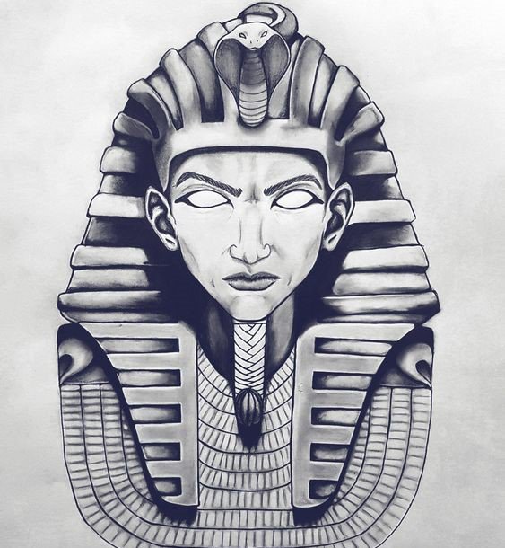 Szkice tatuażu faraon - VeAn Poland