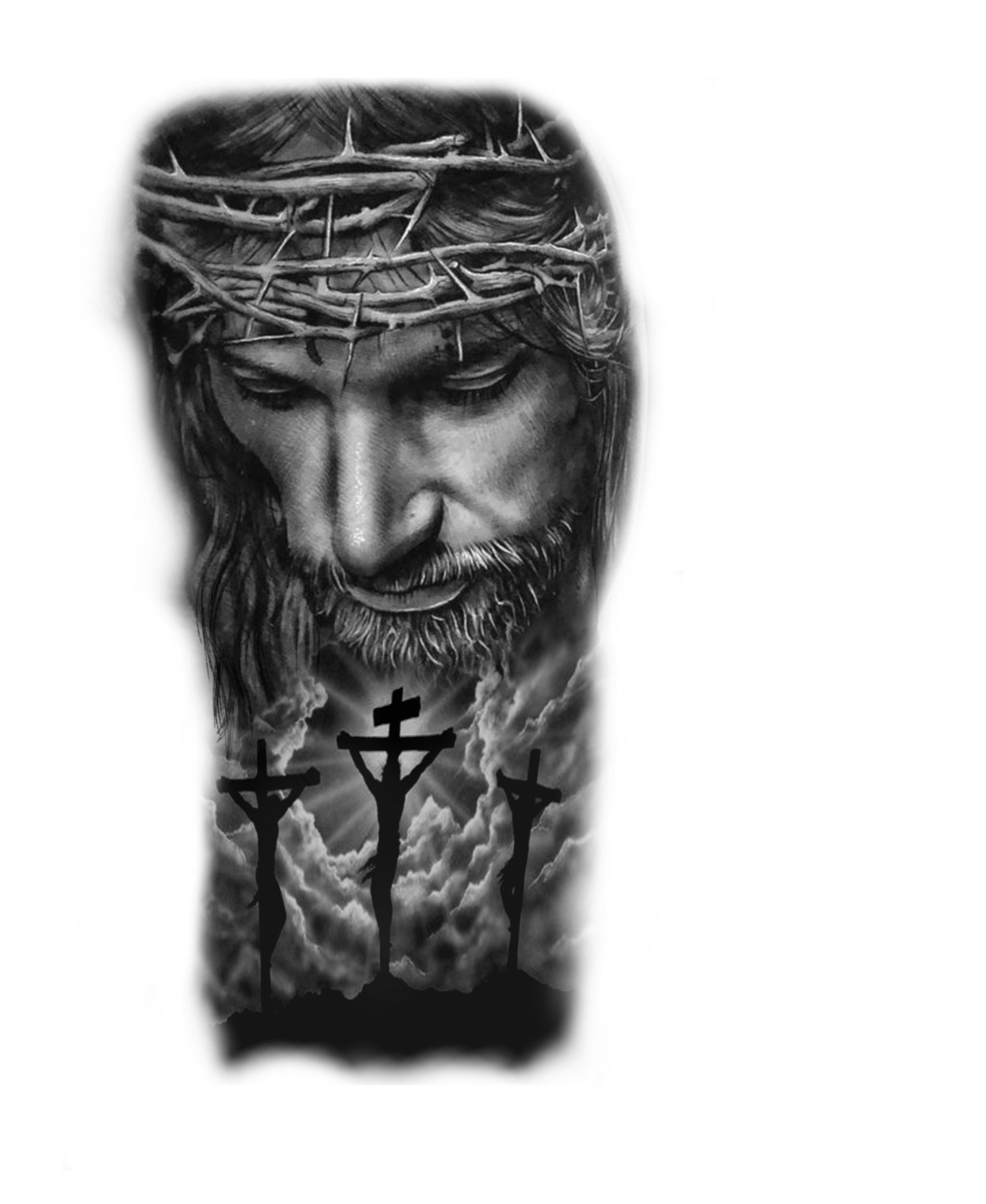 Szkice tatuaży jezusa - VeAn Poland